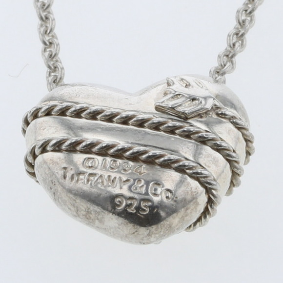 Tiffany & Co. | Jewelry | Tiffany Necklace Heart Arrow Silver 925 ...
